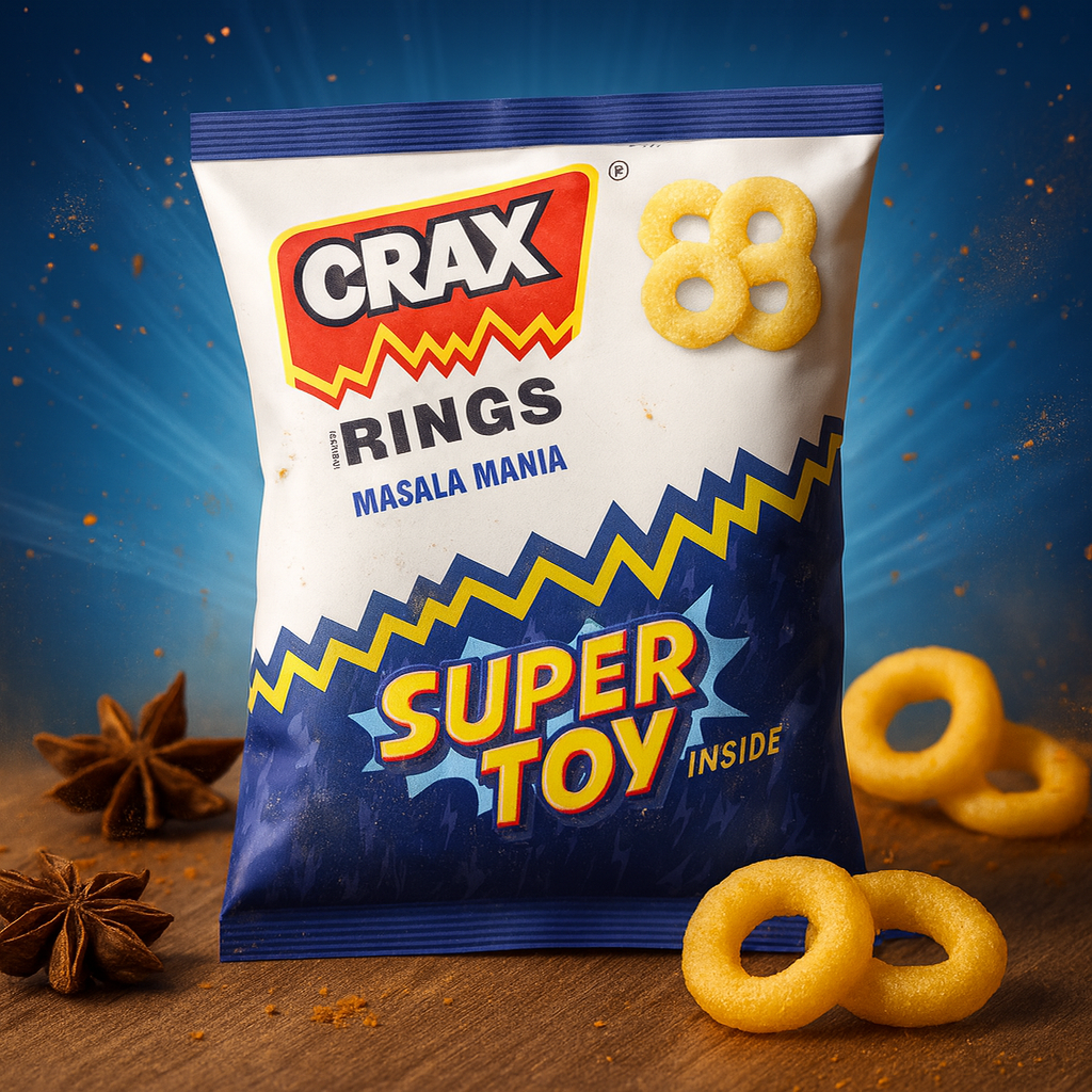 Crax Rings Masala Mania | Imported Indian Puff Rings – The Snack Pause