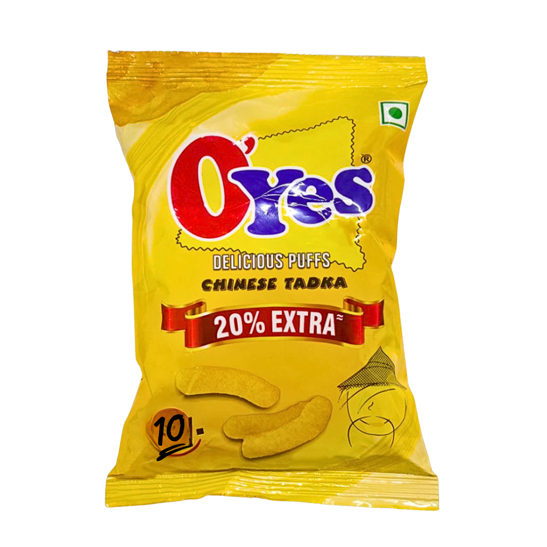 Oyes Chinese Tadka | Imported Indian Puffs – The Snack Pause